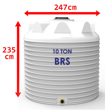 5 Tons Blue Plastic Water Tank - Plastic Water Tanks Shop Manufactory